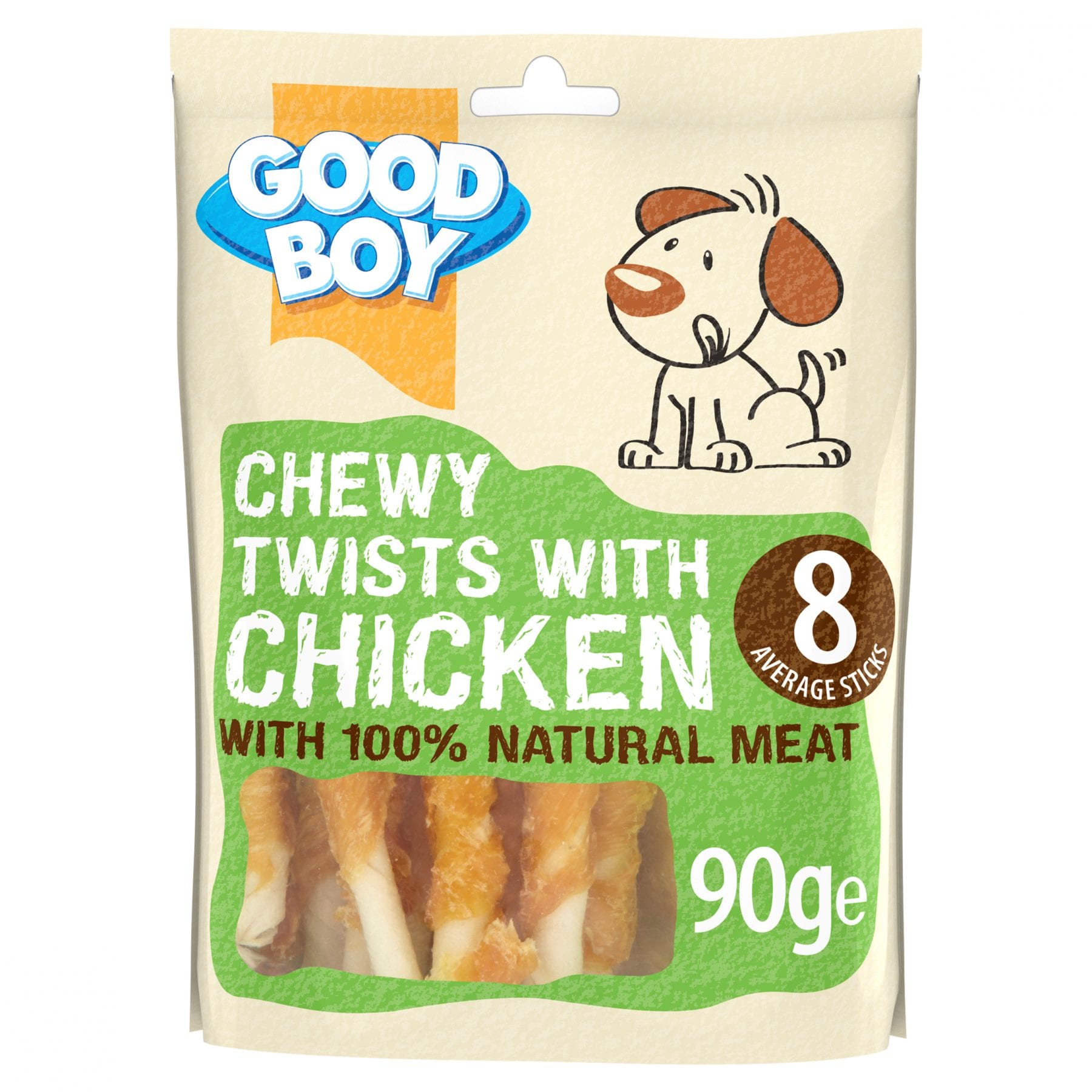 Good Boy Pawsley & Co Chewy Twists with Chicken Dog Treats 90g - Where ...