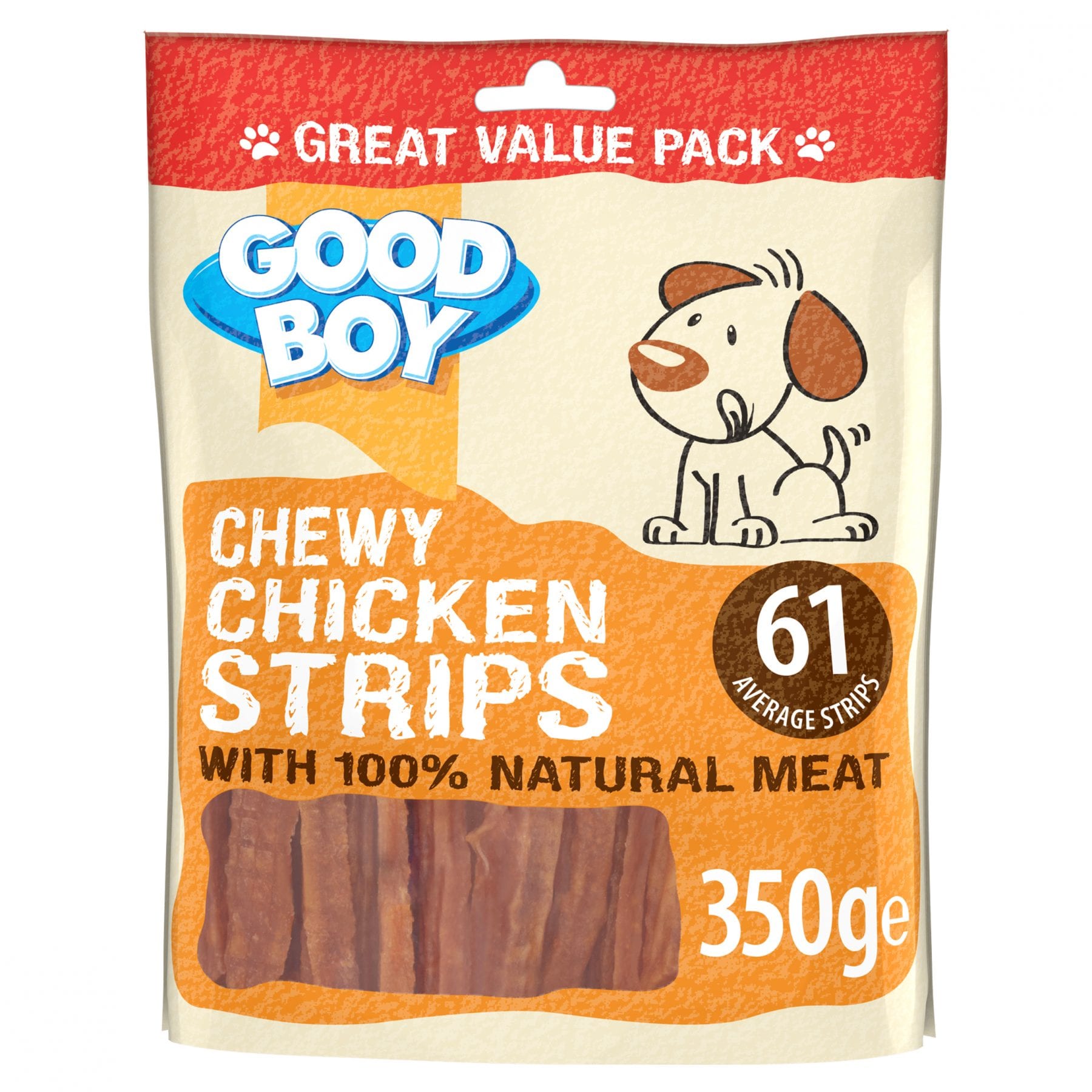 Good Boy Pawsley & Co Chewy Chicken Strips Dog Treats 350g - Where To ...