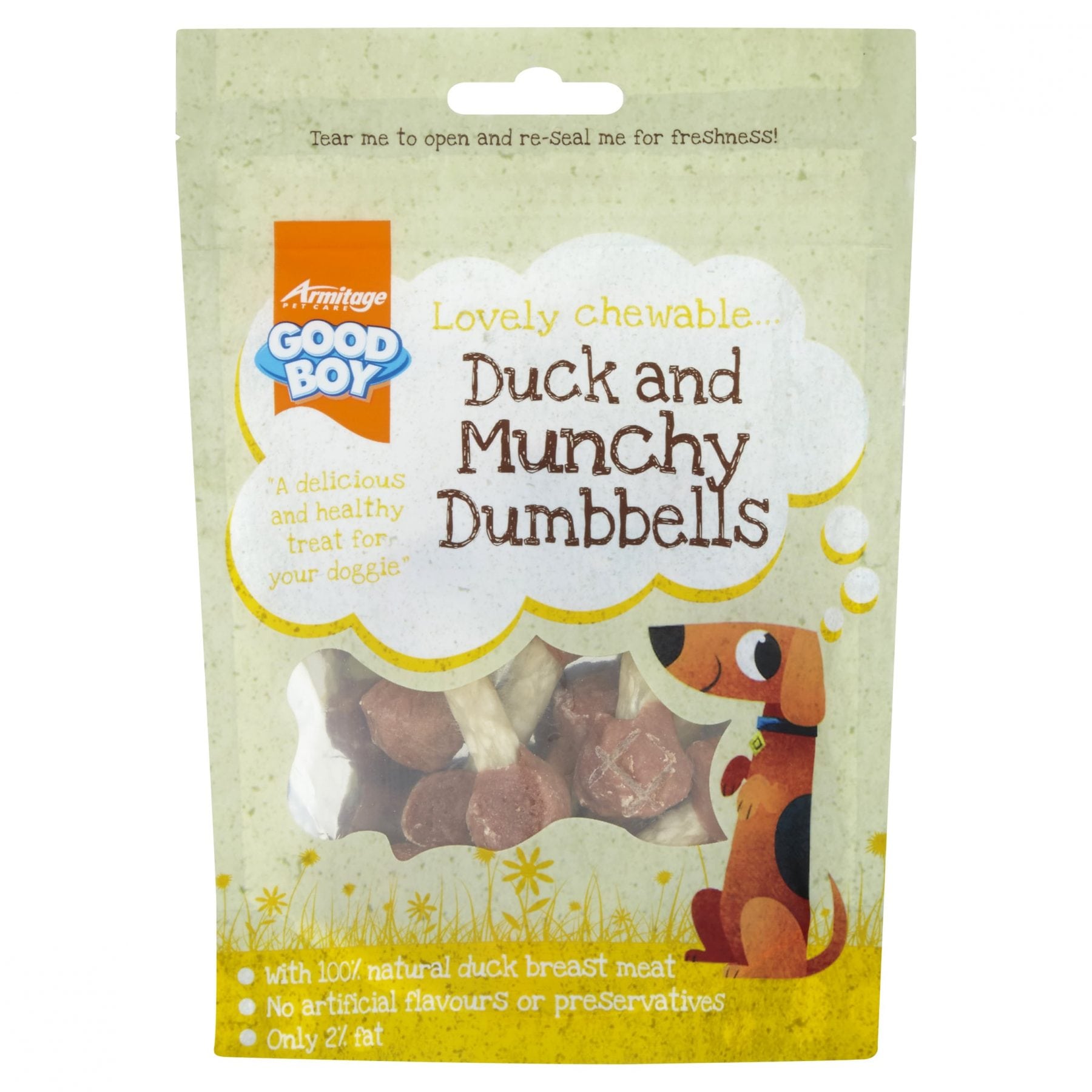 Good Boy Duck and Munchy Dumbbells Dog Treats 90g - Where To Find Us ...