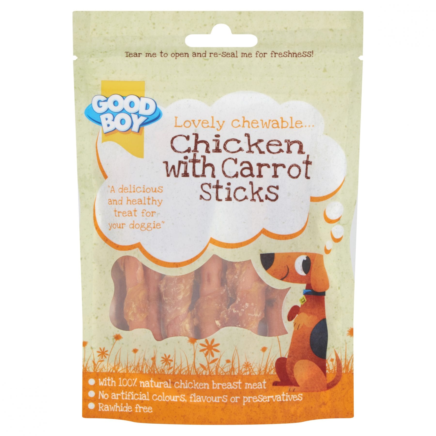 Good Boy Chicken with Carrot Sticks Dog Treats 70g - Where To Find Us ...